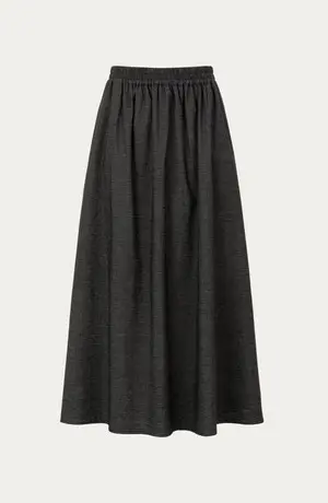 JUANA Hemp Blend Maxi Skirt