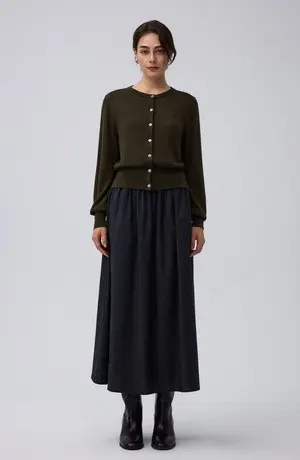 JUANA Hemp Blend Maxi Skirt