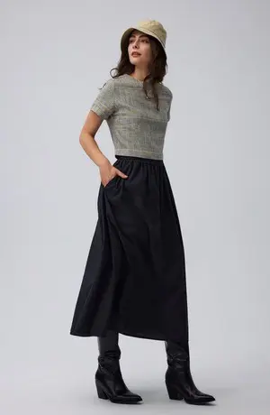 JUANA Hemp Blend Maxi Skirt
