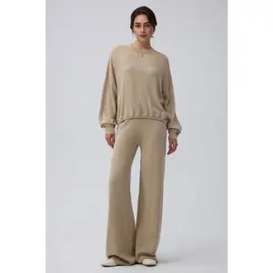JUANA Nilo Knitted Pull-on Pants - Beige