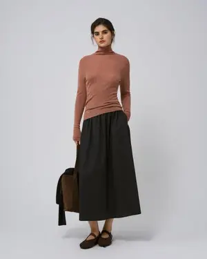JUANA Ossa Knitted Hemp Turtleneck