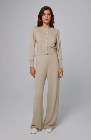 JUANA Liora Knitted Cardigan - Beige
