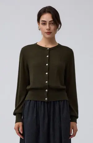 JUANA Liora Knitted Cardigan - Camo