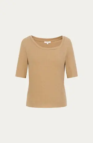 JUANA Hemp Essentials Asymmetrical Neckline Tee