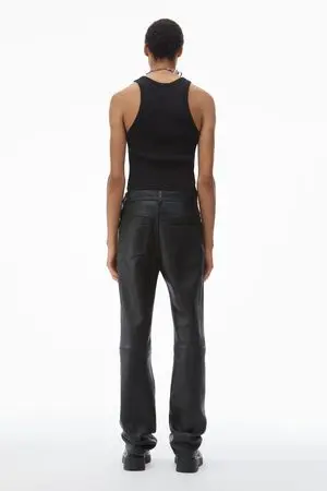 Alexander Wang Slim-leg Lambskin Leather Pants