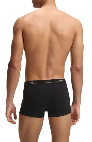BOSS Essential Assorted 5-pack Stretch Cotton Trunk Boxers