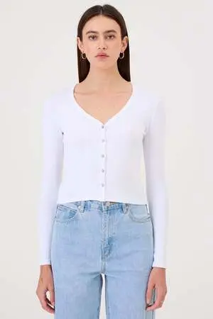 Goldie LeWinter Zoé Mini Cardigan - White