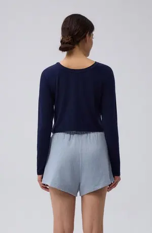 JUANA Hemp Essentials Cropped Raglan Tee