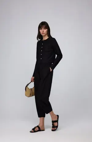 JUANA Aella Mid Rise Relaxed Tapered Pants