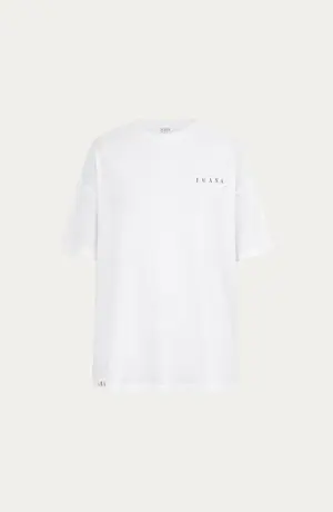 JUANA 100% Hemp Oversized T-shirt - White