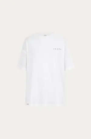 JUANA 100% Hemp Oversized T-shirt - White