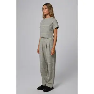 JUANA Theory High Rise Trousers - Plaid