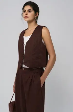 JUANA Hemp Tailored Vest