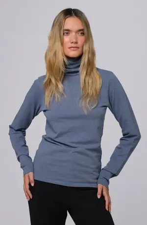 JUANA Hemp Essentials Mockneck - Blue
