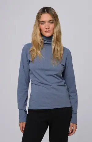 JUANA Hemp Essentials Mockneck - Blue