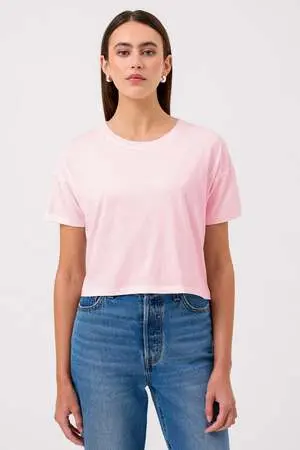 Goldie LeWinter Drew Cropped T-shirt - Cherry Blossom