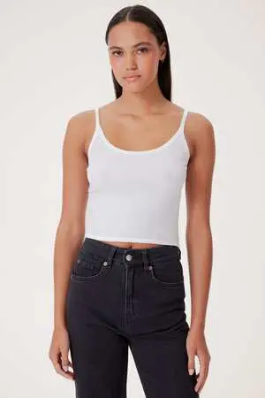 Goldie LeWinter Ellie Cropped Cami - White