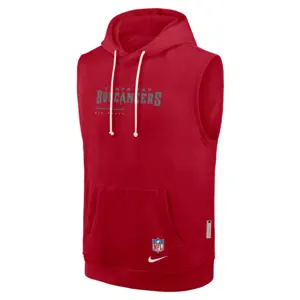 Nike Tampa Bay Buccaneers Sleeveless Pullover Hoodie - Red