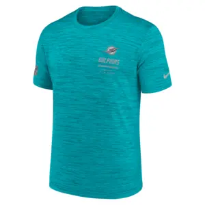 Nike Miami Dolphins Sideline Team Issue Velocity Dri-fit Nfl T-shirt - Green