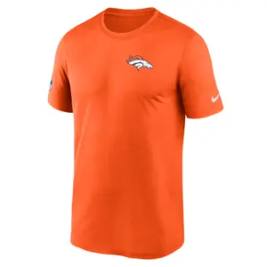 Nike Denver Broncos Legend Small Logo Men's Dri-fit Nfl T-shirt Orange