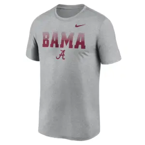 Nike Alabama Primetime Kinetic Mantra Legend Dri-fit College T-shirt - Grey