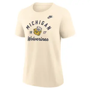 Nike Michigan Wolverines Graphic T-shirt - Brown