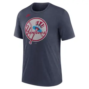 Nike New York Yankees Cooperstown Logo Mlb T-shirt - Blue
