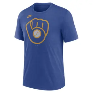 Nike Milwaukee Brewers Cooperstown Logo Mlb T-shirt