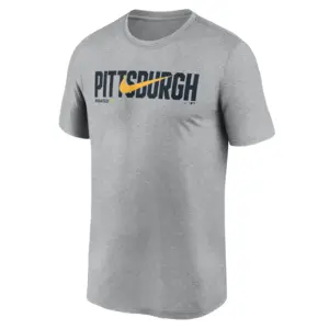 Nike Pittsburgh Pirates Swoosh Legend Dri-fit Mlb T-shirt - Grey