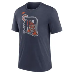 Nike Detroit Tigers Cooperstown Logo Mlb T-shirt - Blue