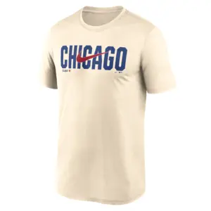 Nike Chicago Cubs Swoosh Legend Dri-fit Mlb T-shirt - Brown