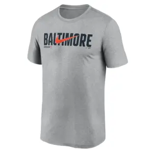 Nike Baltimore Orioles Swoosh Legend Dri-fit Mlb T-shirt - Grey