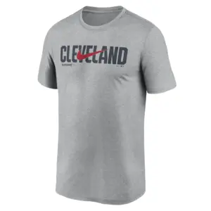 Nike Cleveland Guardians Swoosh Legend Dri-fit Mlb T-shirt - Grey