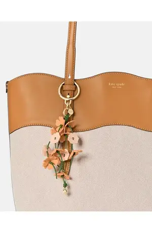 Kate Spade New York Floral Bag Charm - Crisp Peach Multi