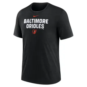 Nike Baltimore Orioles Stacked Mlb T-shirt - Black