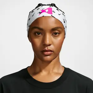 Nike A'ja Wilson Dri-fit Fury Classic Headband - White