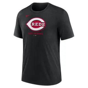 Nike Cincinnati Reds Logo Mlb T-shirt - Black