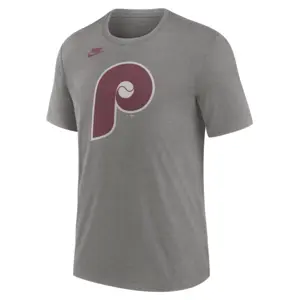 Nike Philadelphia Phillies Cooperstown Logo Mlb T-shirt - Grey