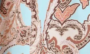 L'Agence Traditional Paisley Cover-up Dress
