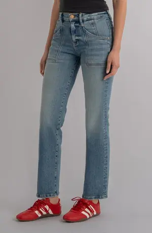 Kut From The Kloth Avery High Waist Ankle Straight Leg Jeans - Splendid