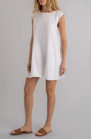 Kut From The Kloth Alice Cap Sleeve Shift Dress - White