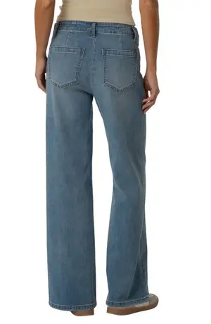 Kut From The Kloth High Waist Ankle Wide Leg Jeans - Queenly