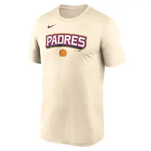 Nike San Diego Padres City Connect Team Phrase Script Dri-fit Mlb T-shirt - Brown