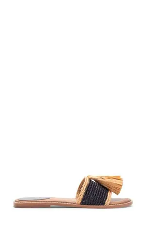 FRANCES VALENTINE Tassel Slide Sandals