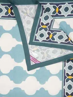 La DoubleJ Plaza Sky Blue Medium Tablecloth - Multicolour