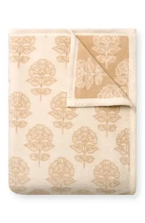CHAPPYWRAP Millie Blockprint Throw Blanket