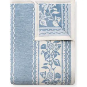 CHAPPYWRAP Clara Stripe Throw Blanket - Blue