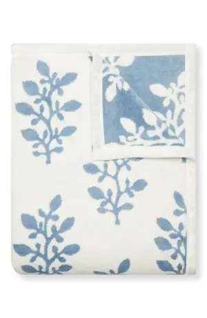 CHAPPYWRAP Garden Gate Throw Blanket - Blue