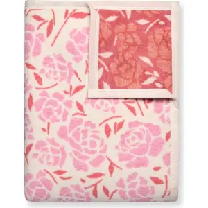 CHAPPYWRAP Peony Petals Throw Blanket - Pink