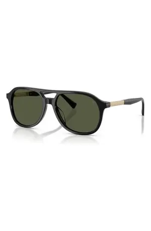 Brunello Cucinelli Pilot Sunglasses - Black